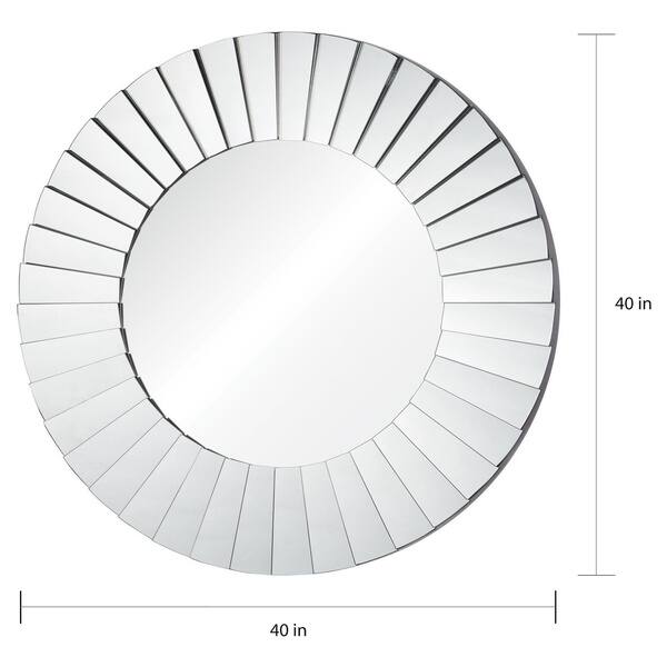 Carson Carrington Ulfvenas Round Glass Mirror - Bed Bath & Beyond - 9929737