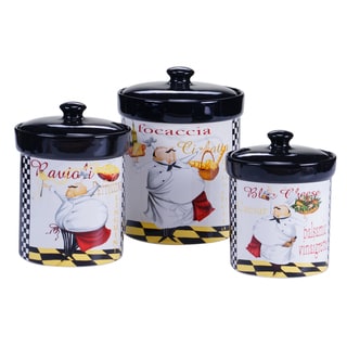 Certified International Chef Special Canisters (Set of 3) - Bed Bath ...