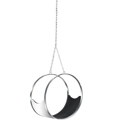 Steel Ring Hanging Chair - Overstock - 9934167