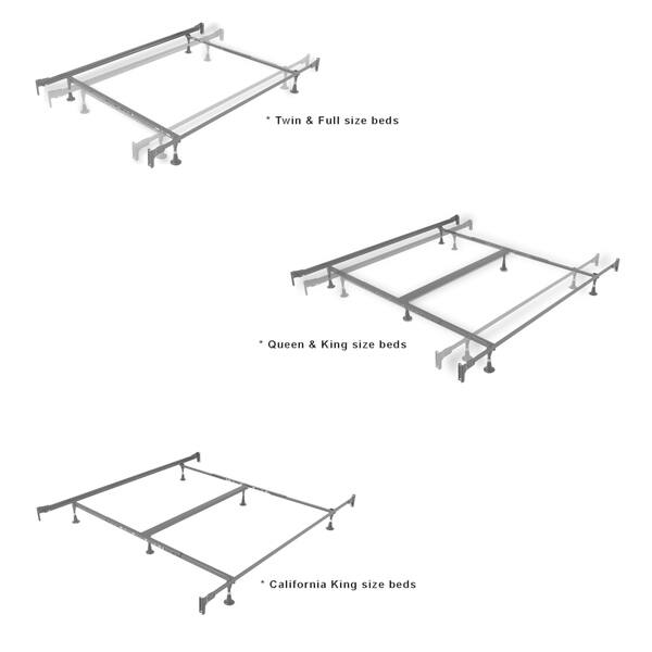 Leggett & Platt Affinity Complete Metal Bed with Spindled Panels and ...