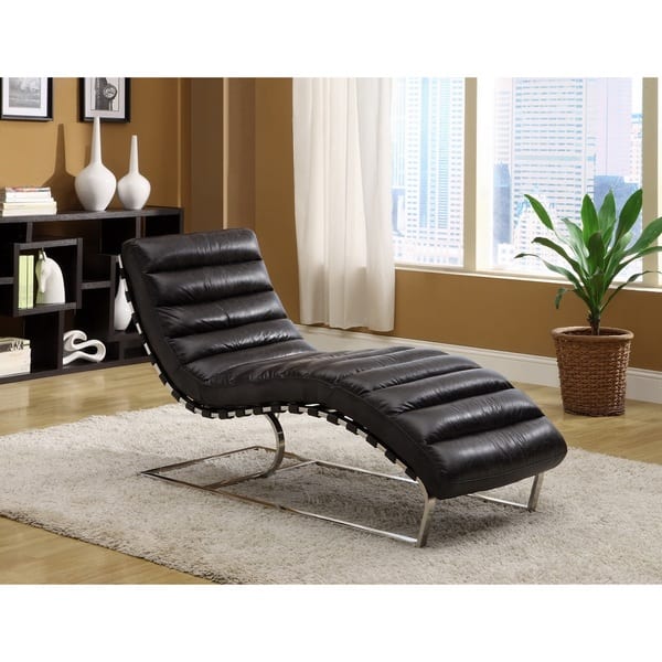 Toscana Leather Chaise by Lazzaro Leather - Bed Bath & Beyond - 9953819