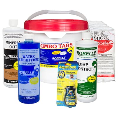Robelle 5,000 - 10,000 Gallon Swimming Pool Maintenance Kit - Overstock ...