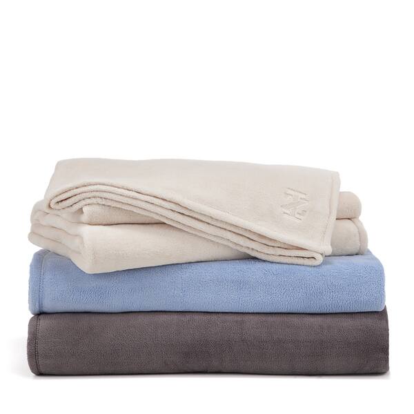 IZOD Plush Blanket - Bed Bath & Beyond - 9994825