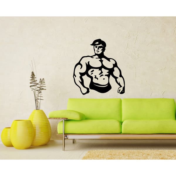 Bodybuilder Fitness GYM Decor crossfit Vinyl Wall Art - Bed Bath ...
