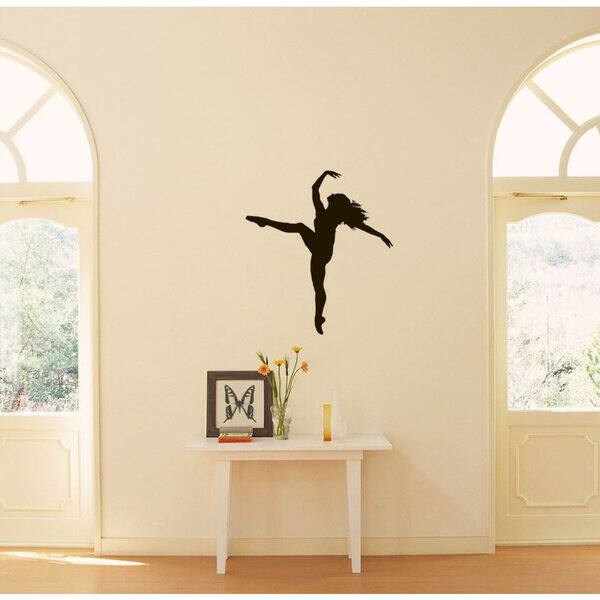 Ballet Dance Studio Ballerina Vinyl Wall Art - Bed Bath & Beyond - 9997951