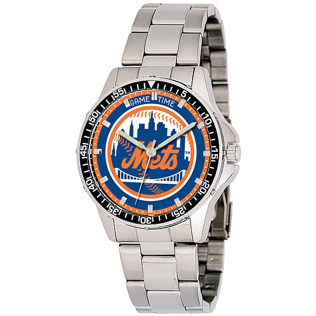 New York Mets MLB Men's Coach Watch - 10098482 - Overstock.com Shopping ...