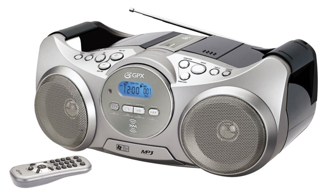 GPX XM Ready CD Boombox with AM/FM Tuner - 10187453 - Overstock.com ...