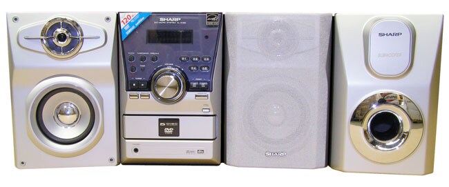 Sharp XL-DV60 120-watt 5-disc Micro Stereo System (Refurbished ...