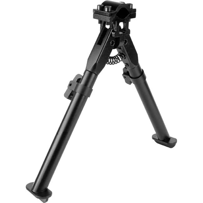 Universal Barrel Mount Sturdy Aluminum Steel Bipod Gun Accessory - Bed ...