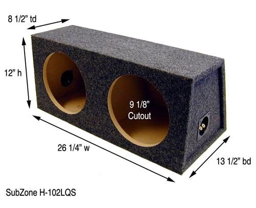 Dual 10-inch Subwoofer Box - Free Shipping Today - Overstock.com - 10865079