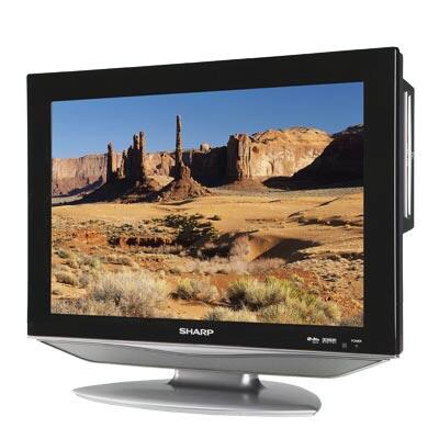 Sharp LC19DV12U 19-inch TV with Built-in DVD Player (Refurbished ...