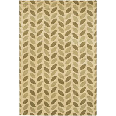 Hand-tufted Beige Adora Rug (5' x 7'6) - Overstock - 3661767