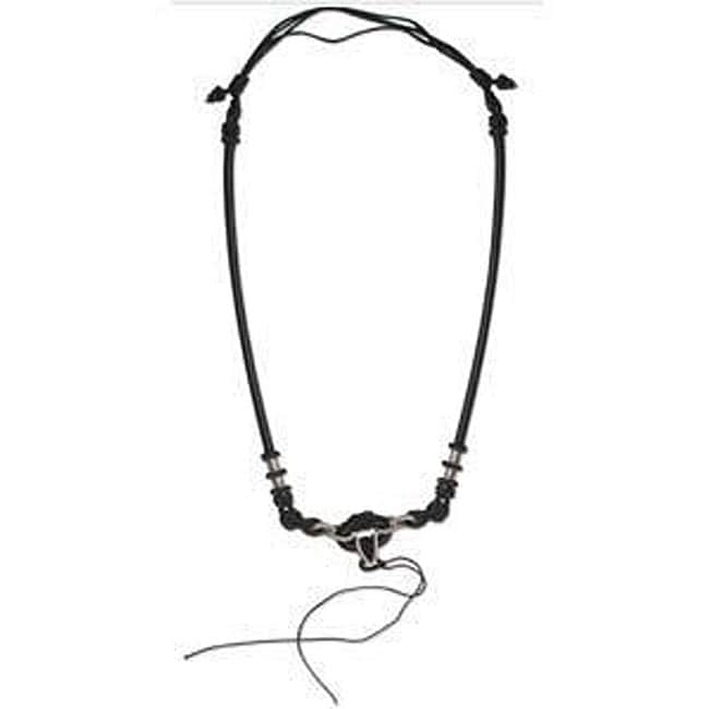 Black Satin Chinese Knot Adjustable Necklace Cord (Set of 2 ...