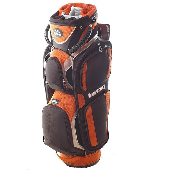 Burton Syncro Black Orange Golf Cart Bag Free Shipping Today 12317868