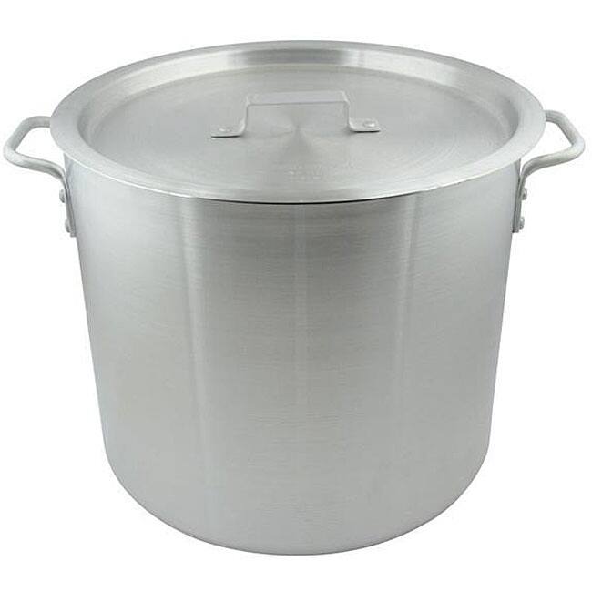 Challenger 50 Quart Heavy Aluminum Stock Pot - Overstock - 4380559