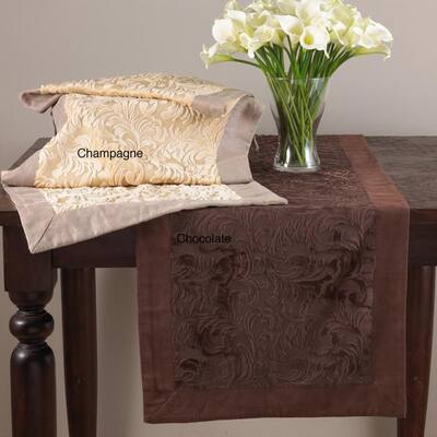 Mariano Faux Suede Table Runner - Overstock - 5401371