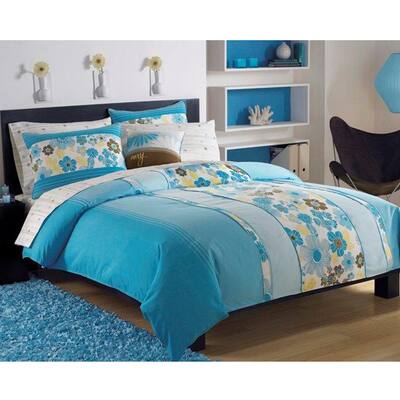 Roxy Beach Break 7-piece Full-size Bed in a Bag with Sheet Set ...