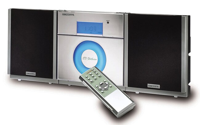 Scott Vertical Loading CD Micro System - Free Shipping Today ...