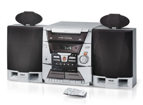 RCA -RS2600 5-disc CD Changer Audio System (Refurbished) - Overstock ...