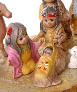 11 Piece Native American Nativity Set (Native American) - Bed Bath ...