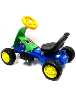Blazin' Blue Go-Kart Battery-operated Ride-on Toy - Bed Bath & Beyond ...