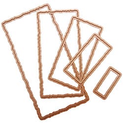 Spellbinders Mega Nestabilities 'Small Deckled Rectangles' Dies - Bed ...