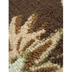 Hand-hooked Freya Chocolate Brown Rug - Bed Bath & Beyond - 6727626