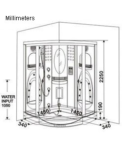 Wasauna Computerized 20-jet Massage Steam Shower - Bed Bath & Beyond ...