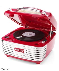 Philco Retro CD and Record Player with AM/FM Radio - Free Shipping ...