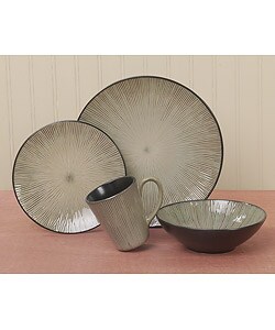 Gibson Lotus Leaf 16-pc Dinnerware - Bed Bath & Beyond - 1626139