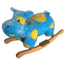 Hardwood and Plush Rocking Hippo - Bed Bath & Beyond - 1652473