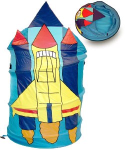 Blast Off! Rocket Ship Hamper/Toy Bin - Bed Bath & Beyond - 999727