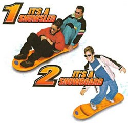 Riva Powderstick Snowboard and Sled - Bed Bath & Beyond - 1669196