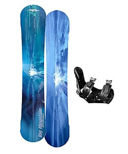 Fiberglass Snowboard w/ Slide-In Bindings - Bed Bath & Beyond - 1669187