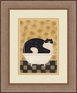 Warren Kimble Cat in Tin Tub - Bed Bath & Beyond - 1005376