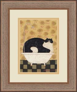 Warren Kimble Cat in Tin Tub - Bed Bath & Beyond - 1005376