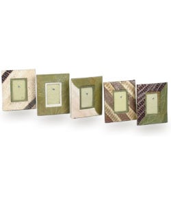 Hand-made 5 Pack Bali Picture Frames(Indonesia) - Bed Bath & Beyond ...