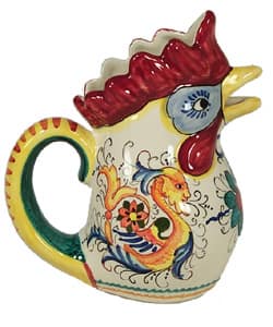 Raffaellesco Italian Ceramic Rooster Pitcher - Bed Bath & Beyond - 1021217