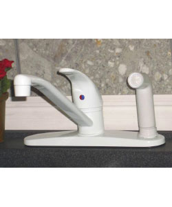 Retro Kitchen Faucet and Two 4-inch Center-set Faucets - Bed Bath ...