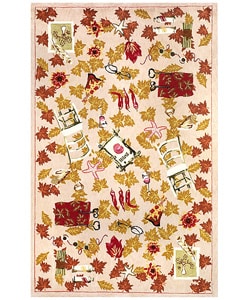 Bright Collection Chili Pepper Rug (5' x 8') - Bed Bath & Beyond - 1044134