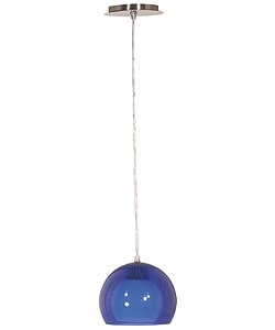 Retro Blue Ball Mini Pendant Light - Bed Bath & Beyond - 1775008