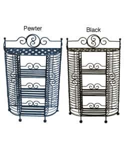 Wrought Iron CD Rack - Bed Bath & Beyond - 1956412