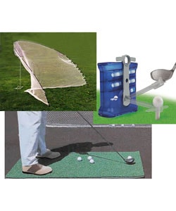 Auto Ball Setter with Golf Net & Driving Mat - Bed Bath & Beyond - 1991850