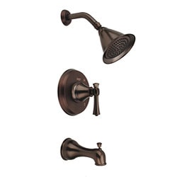 Fontaine Oil-rubbed Bronze Bath Tub Valve and Shower Head Set - Bed ...