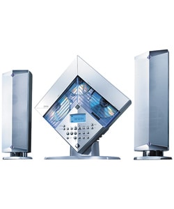 jWin 3-disc Vertical Loading CD Player System - 10440352 - Overstock ...