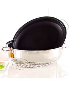 Ultrex Vantage 15 in. Roasting Pan w/ Rack and Lid - Bed Bath & Beyond ...