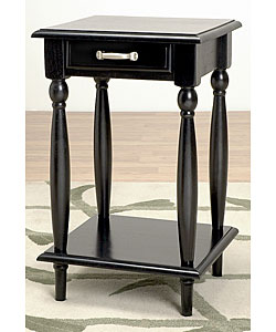 Melissa Black Telephone Table - Bed Bath & Beyond - 2196293