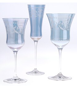Miller Rogaska Crystal Blue Stemware - Bed Bath & Beyond - 2215397