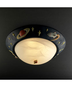 Rocket Ship 17-inch Ceiling Light - Bed Bath & Beyond - 2266023
