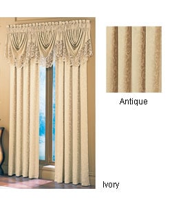 Renaissance Jacquard Trumpet Window Valance - Bed Bath & Beyond - 2279841